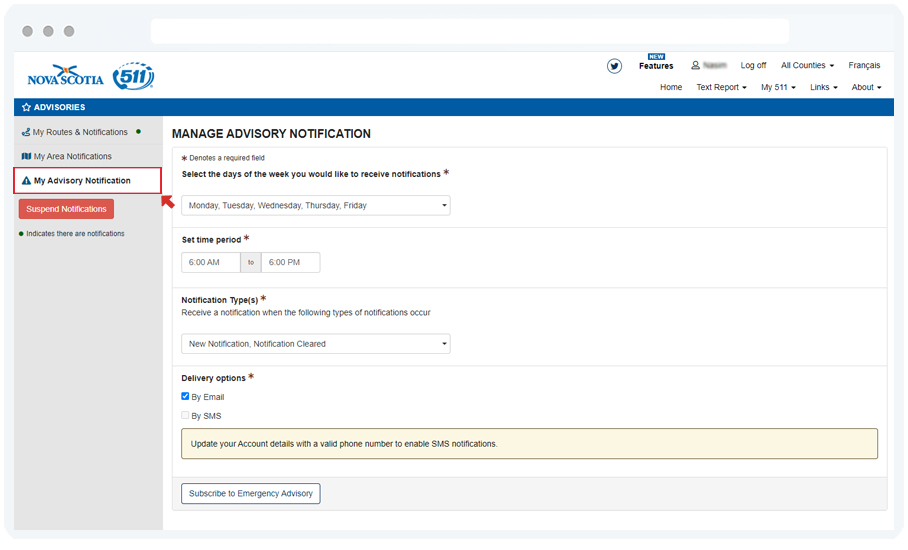 Nova Scotia Help | 511 Nova Scotia